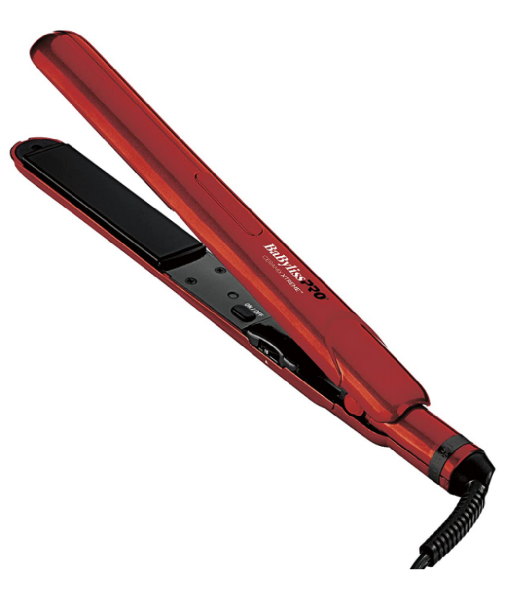 DannyCo BaBylissPRO Ceramix Xtreme Ceramic Flat Iron 1", Red – Radiant ...
