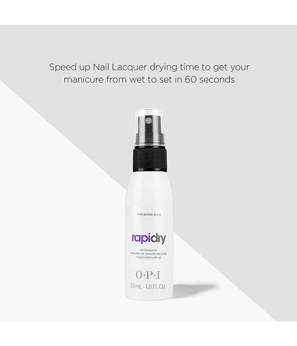 OPI RapiDry Spray Nail Polish Dryer, 55mL – Radiant Beauty Supplies