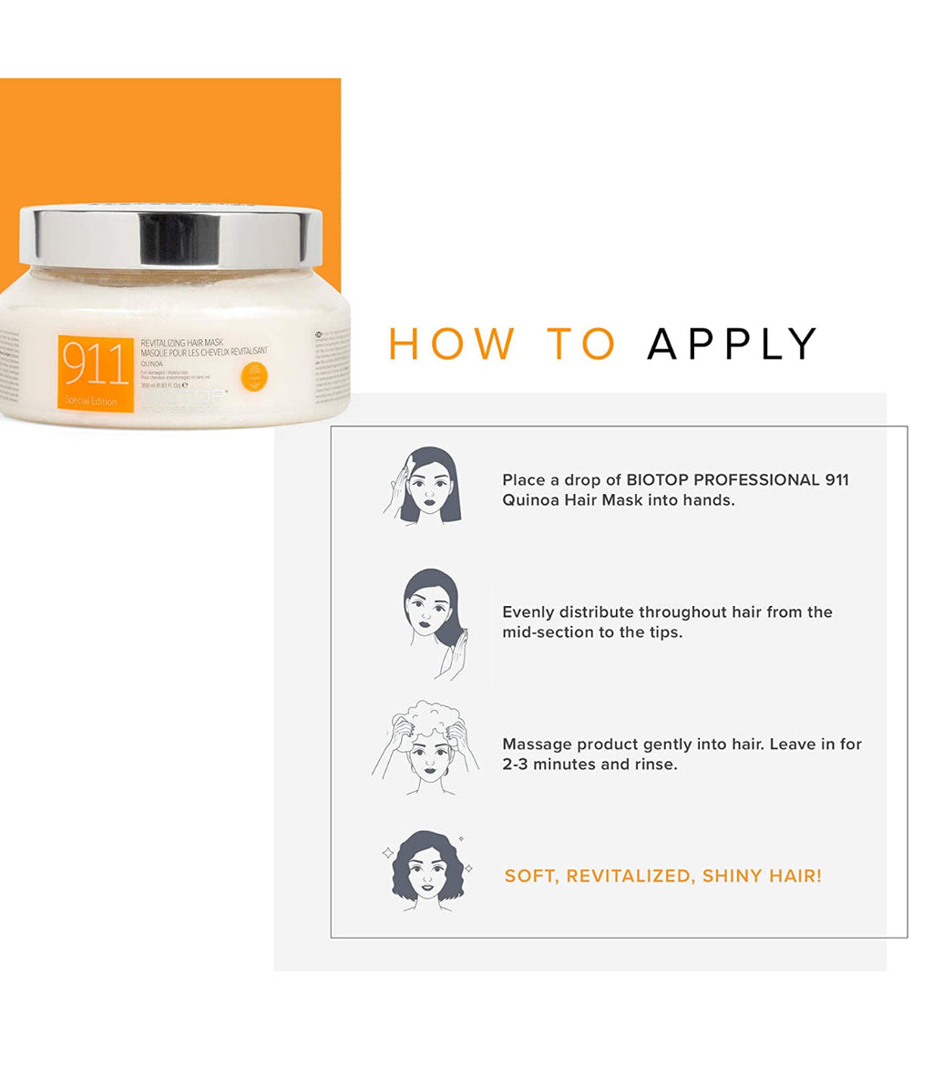 Biotop 911 Quinoa Hair Mask 350mL – Radiant Beauty Supplies