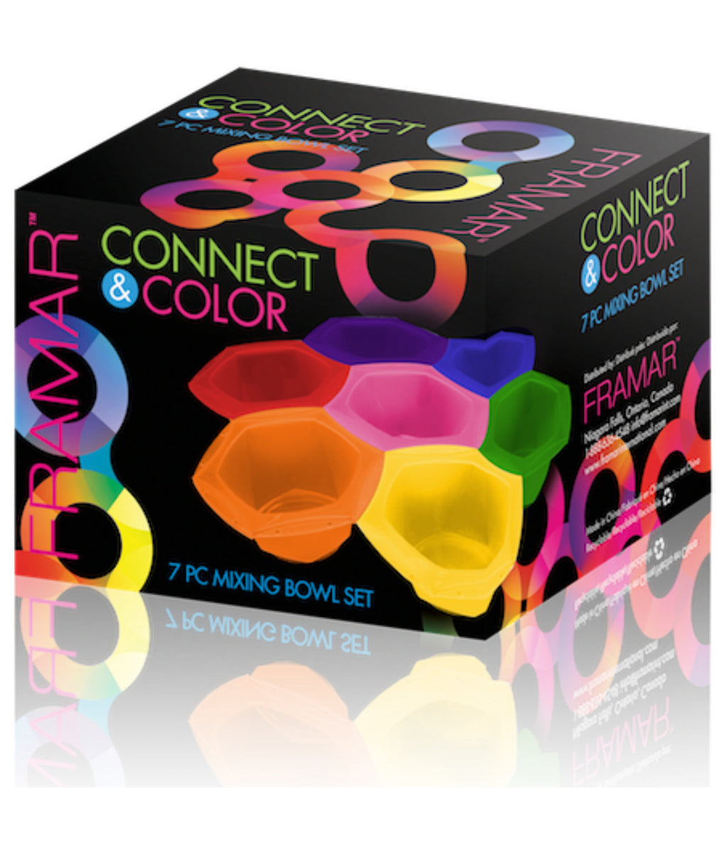 Framar Connect & Colour Rainbow Bowls – Radiant Beauty Supplies