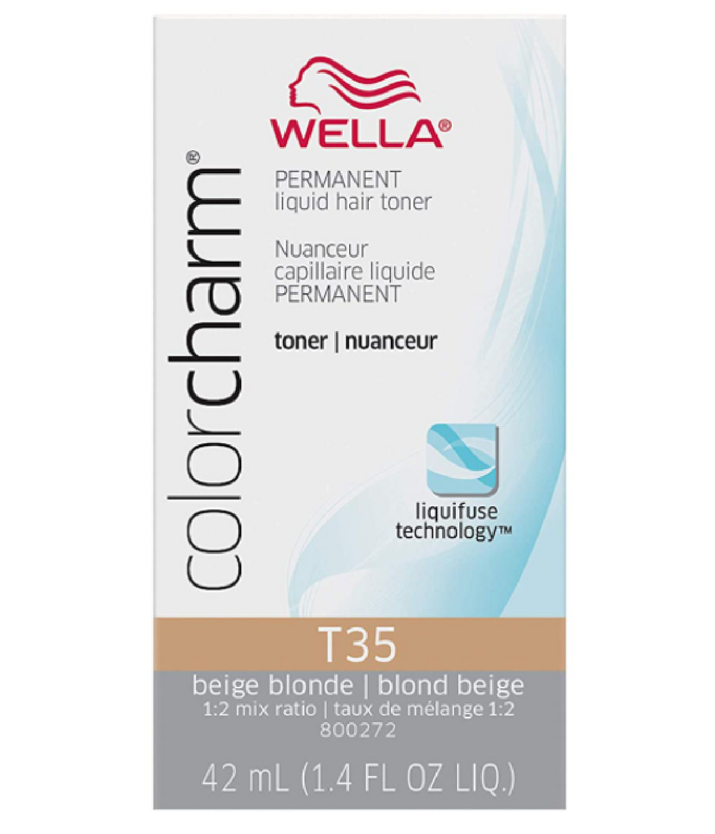 Wella ColorCharm Permanent Liquid Hair Toner T35, 42mL – Radiant Beauty ...
