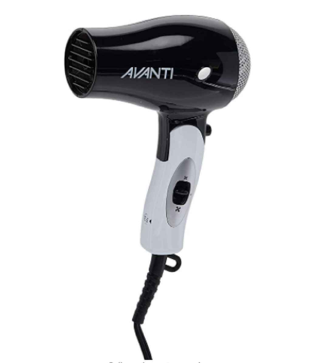 Avanti Mini Folding Travel Hair Dryer, 1600W – Radiant Beauty Supplies